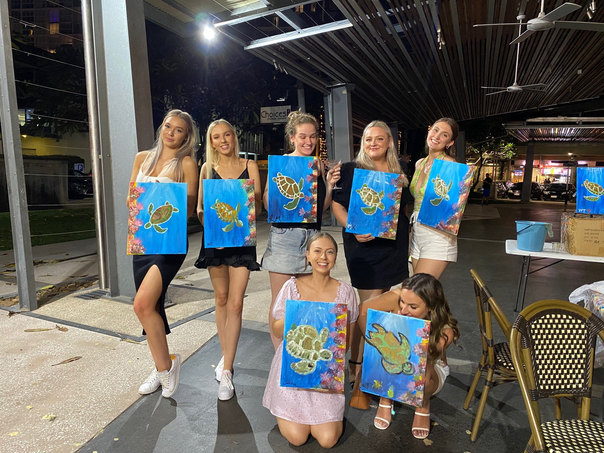 Paint and Sip Party | Wesley Taylor Art Studios